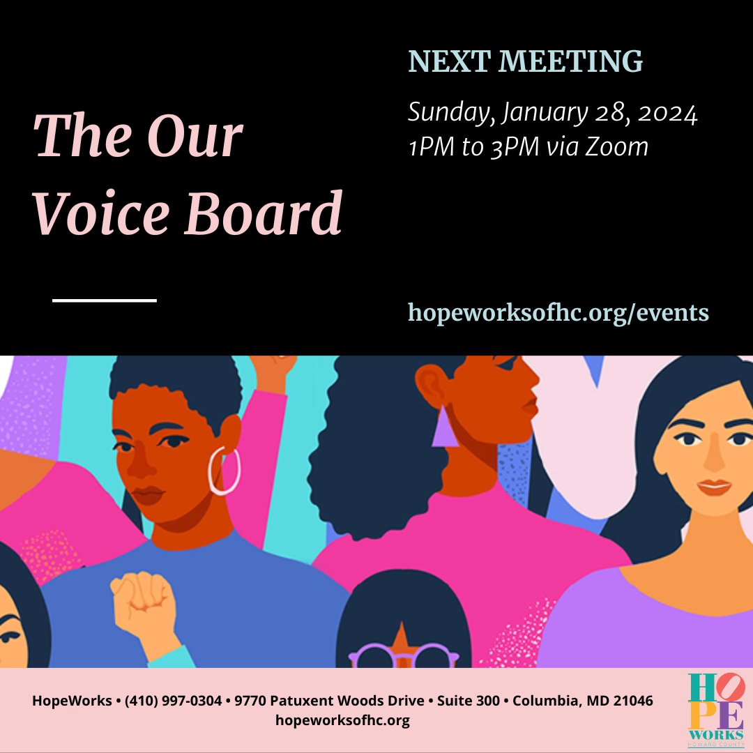 The Our Voice Board | We Are HopeWorks